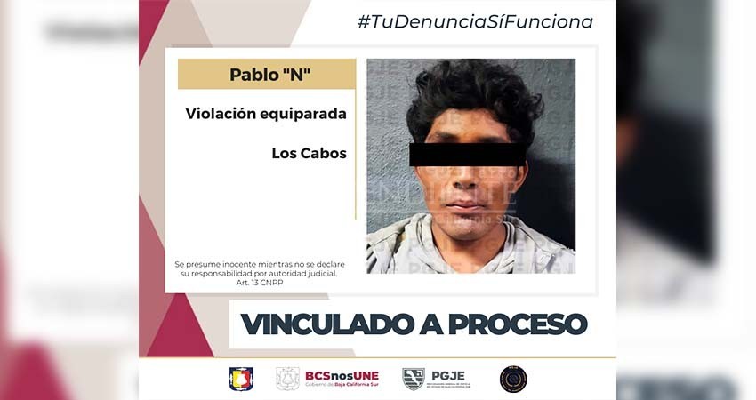 Pablo “n” Queda Vinculado A Proceso Por El Delito De Violación