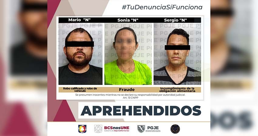Fueron Aprehendidas Tres Personas Por Diversos Delitos En Bcs Diario