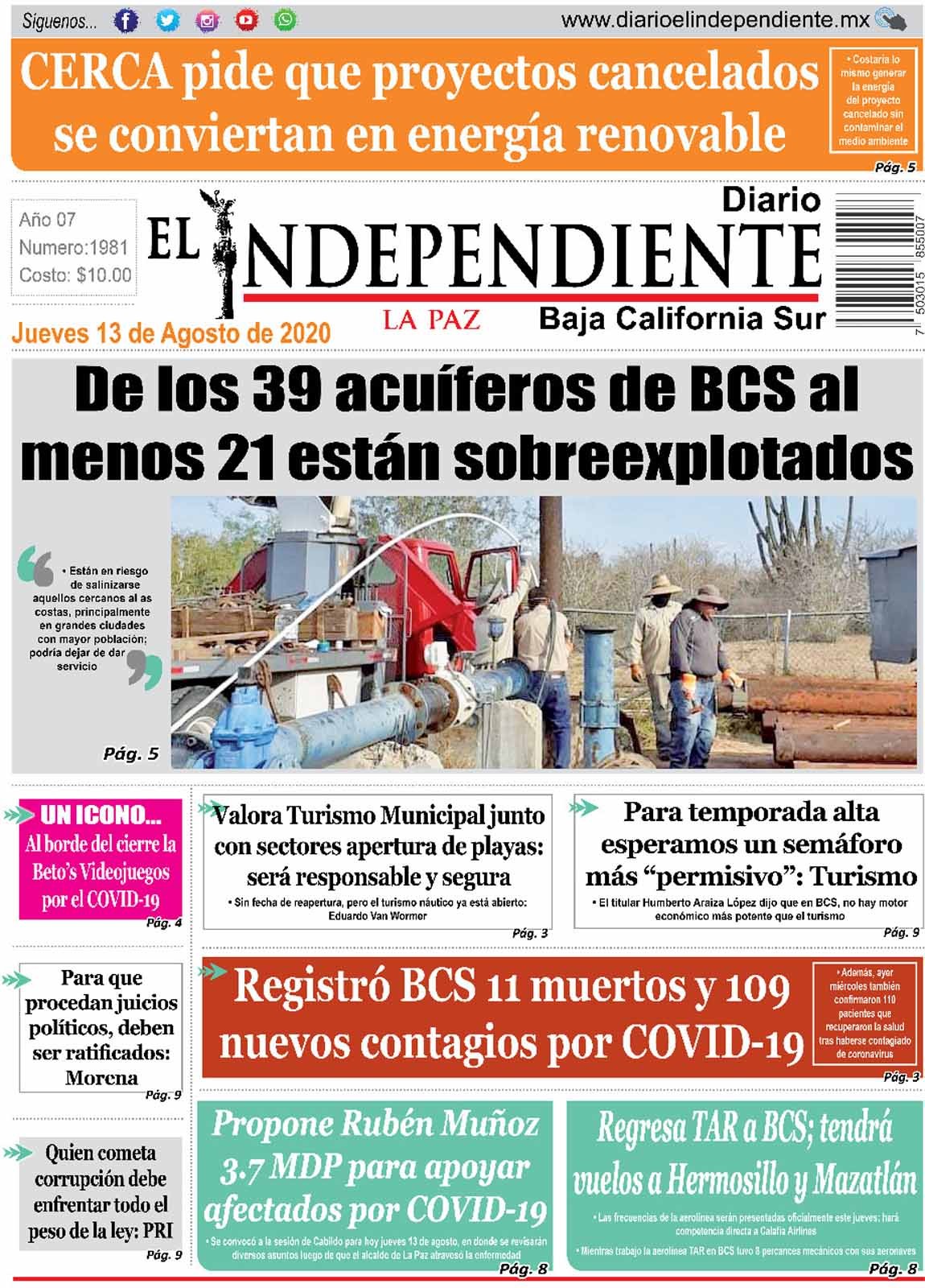 Noticias de Baja California Sur - Diario El Independiente